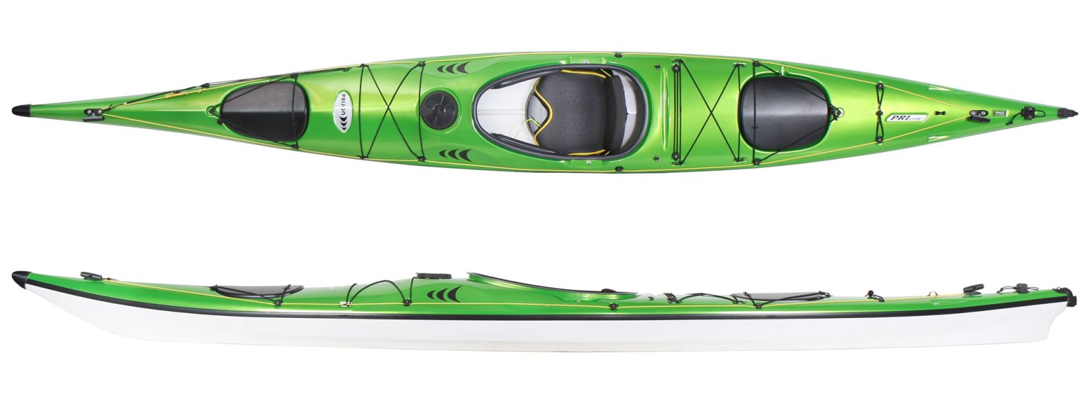 sea kayak Marlin Prilite with rudder | Water horizon